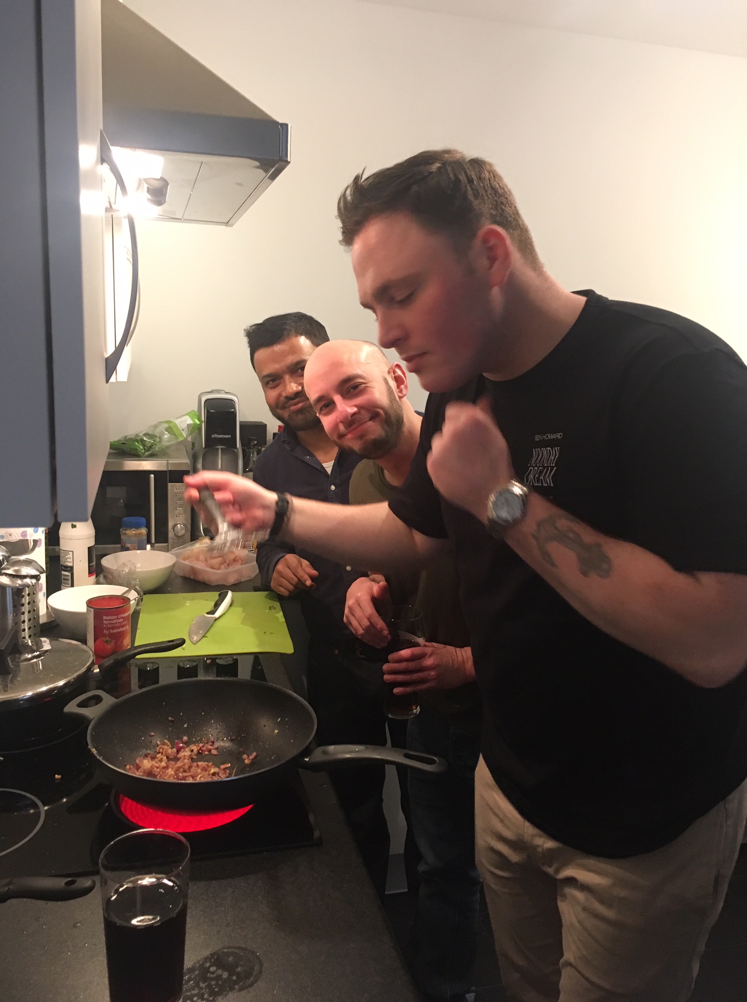 *Two men cooking – Royal Curry Club